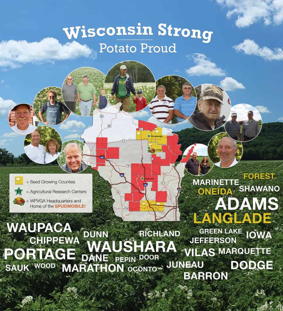 Wisconsin Potato Growing Regions | Leading Potato Producer